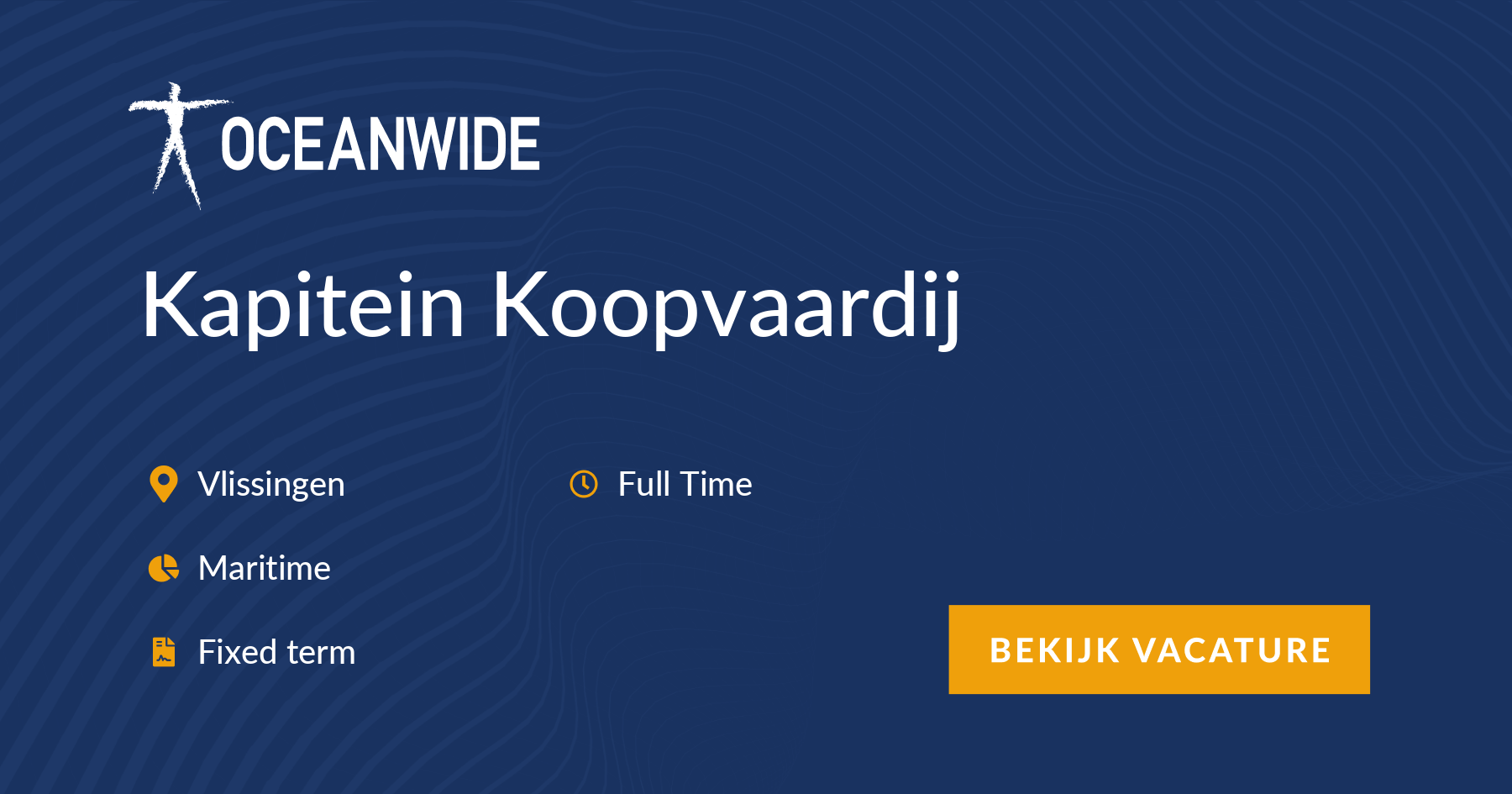Kapitein Koopvaardij, Maritime, General cargo - vacature ~ Oceanwide
