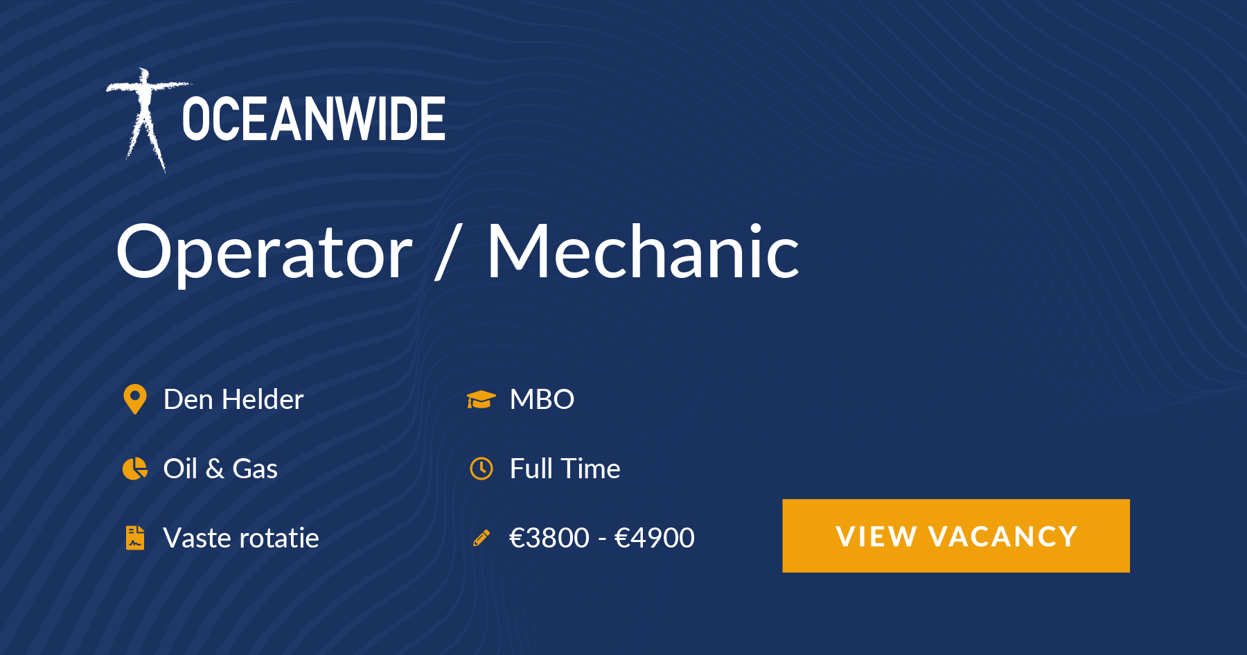 Operator / Mechanic, Oil & Gas, Production - vacancy ~ Oceanwide