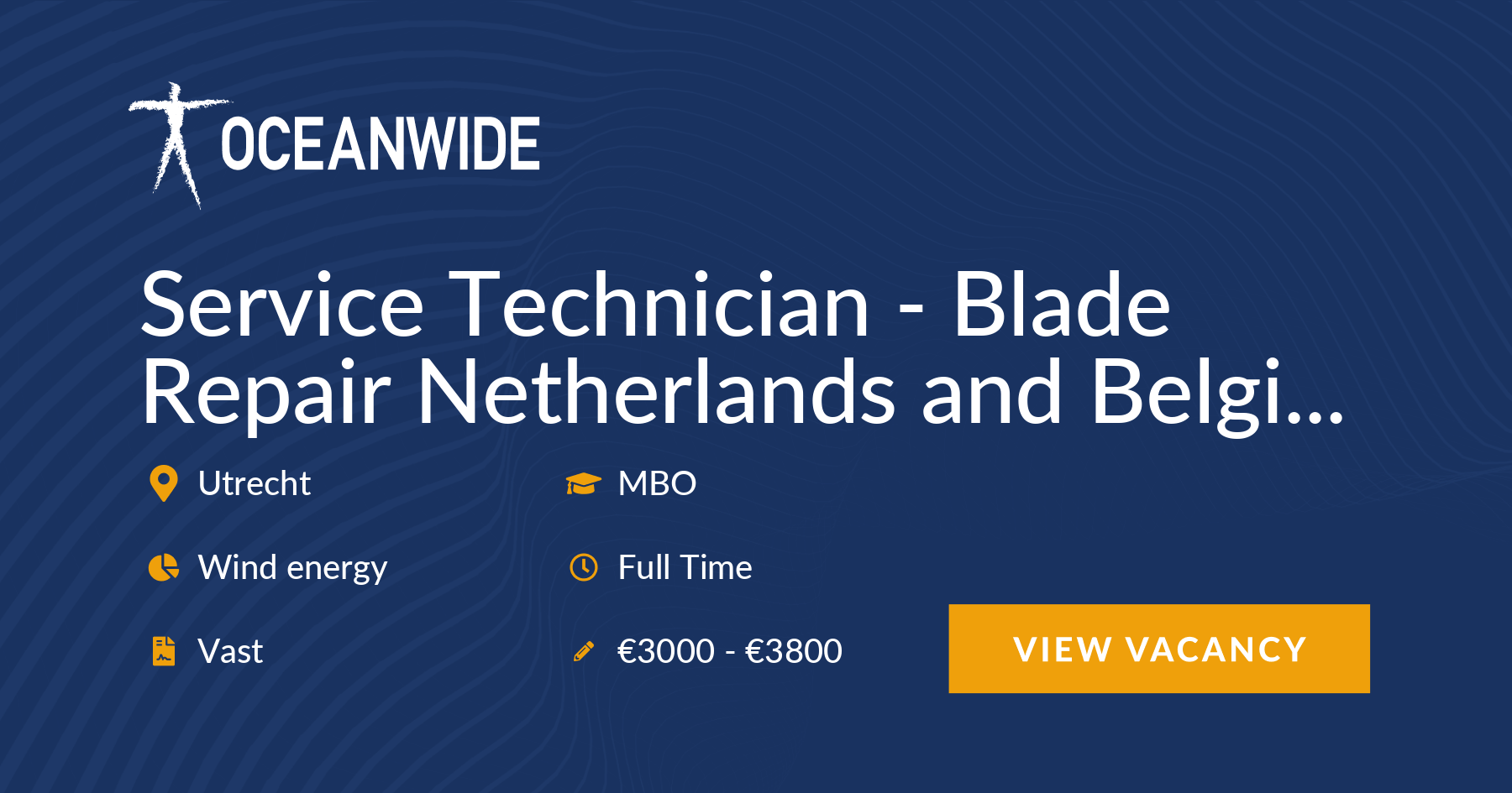 Service Technician - Blade Repair Netherlands and Belgium, Wind energy ...
